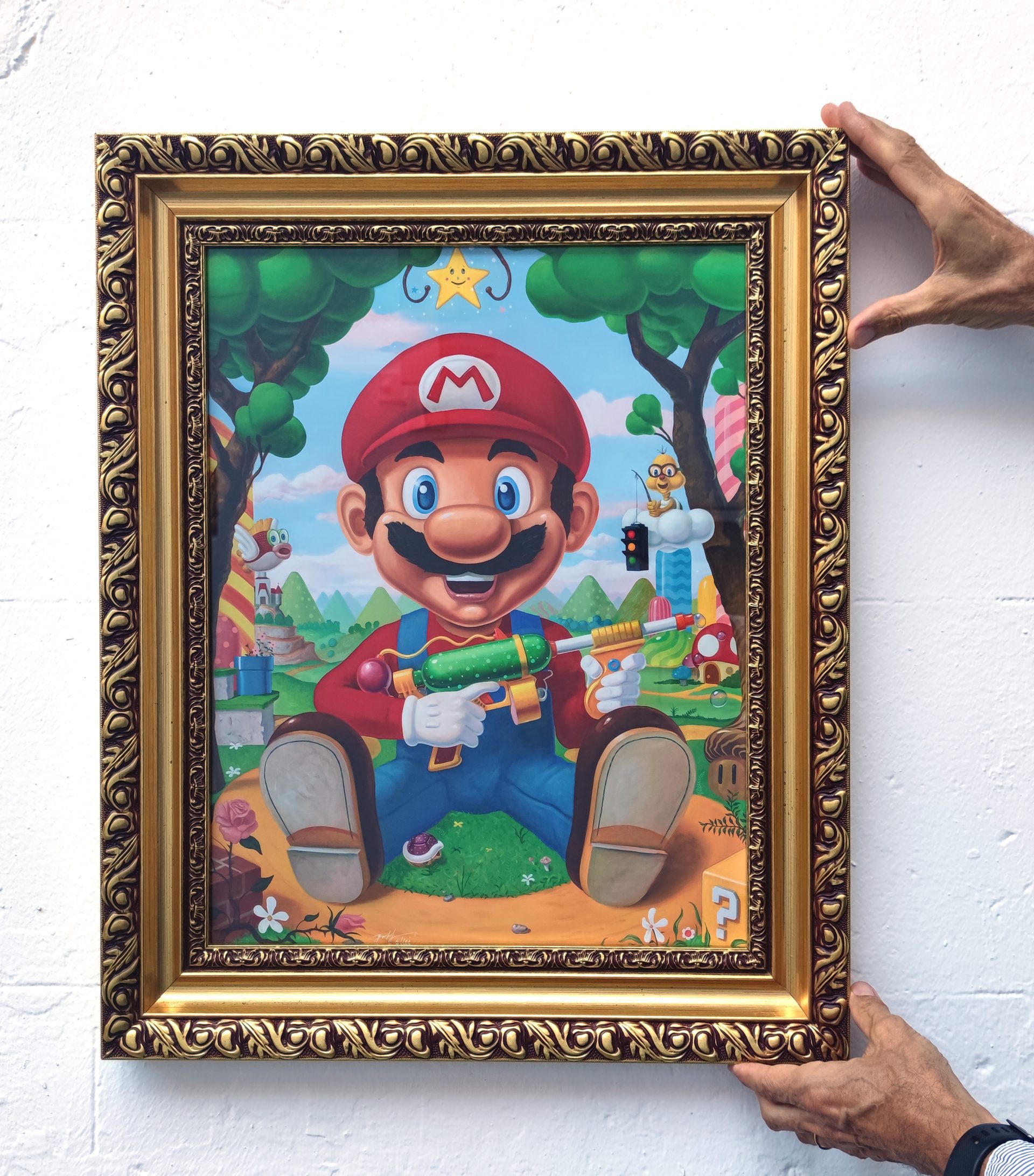 Fusion of video games and baroque art% % -% Framing in Barcelona